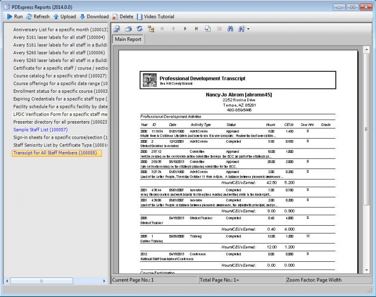 Reporting & Queries – PDExpress®